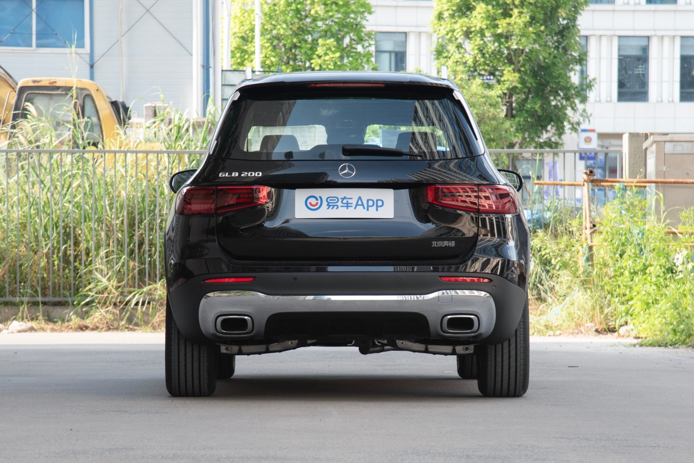 【奔驰GLBGLB 200 时尚型 7座正后水平图片-汽车图片大全】-易车