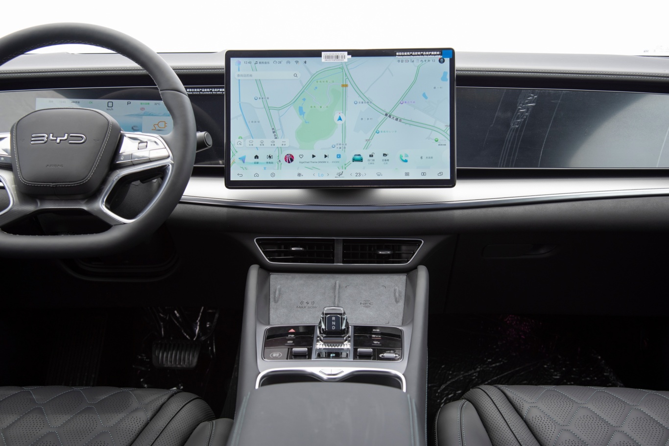 【海狮07EV550km 四驱550智航版中控台整体图片-汽车图片大全】-易车