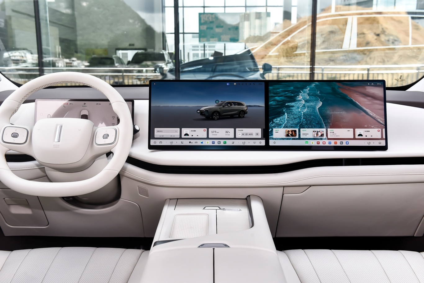 【魏牌蓝山1.5T 185km 四驱智驾Max版中控台整体图片-汽车图片大全】-易车