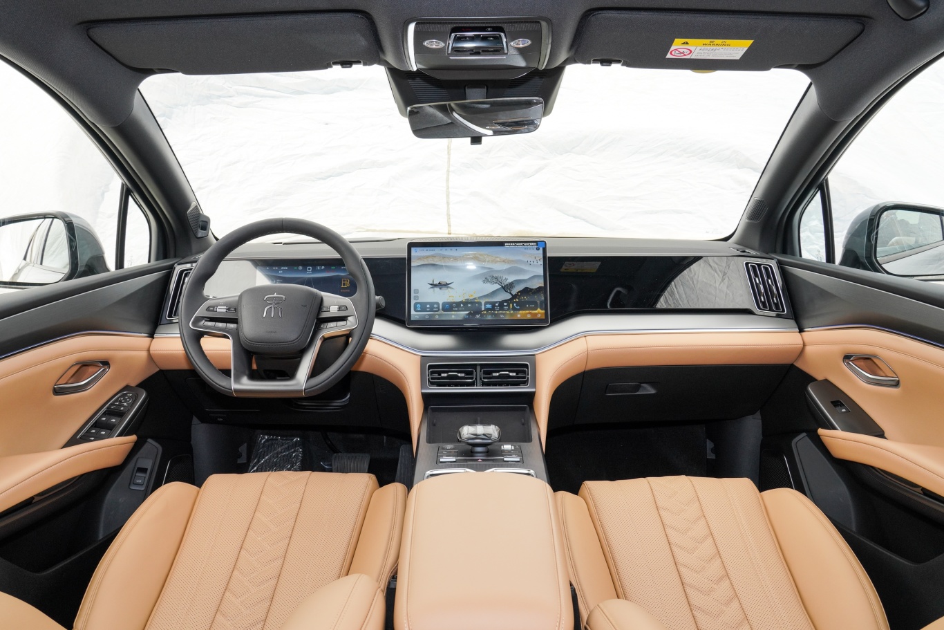 【宋L DM-i1.5L 112km 超越型内饰全景正拍图片-汽车图片大全】-易车