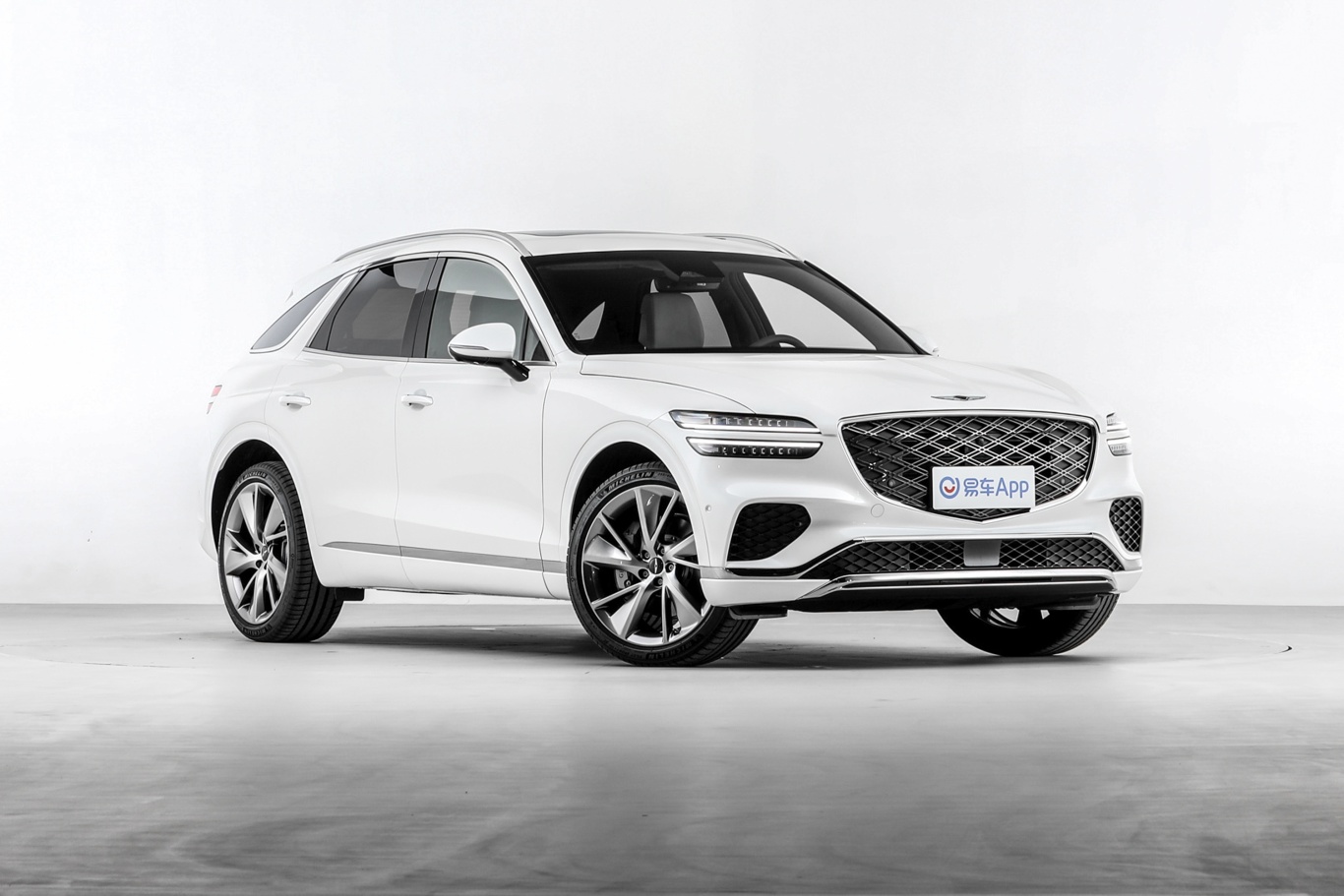 【捷尼赛思GV702.5T 四驱旗舰锋雅套件版侧前45度车头向右水平图片-汽车图片大全】-易车