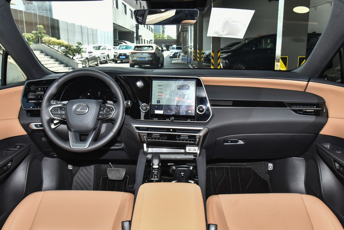 【雷克萨斯RX300 四驱骏享版内饰全景正拍图片-汽车图片大全】-易车