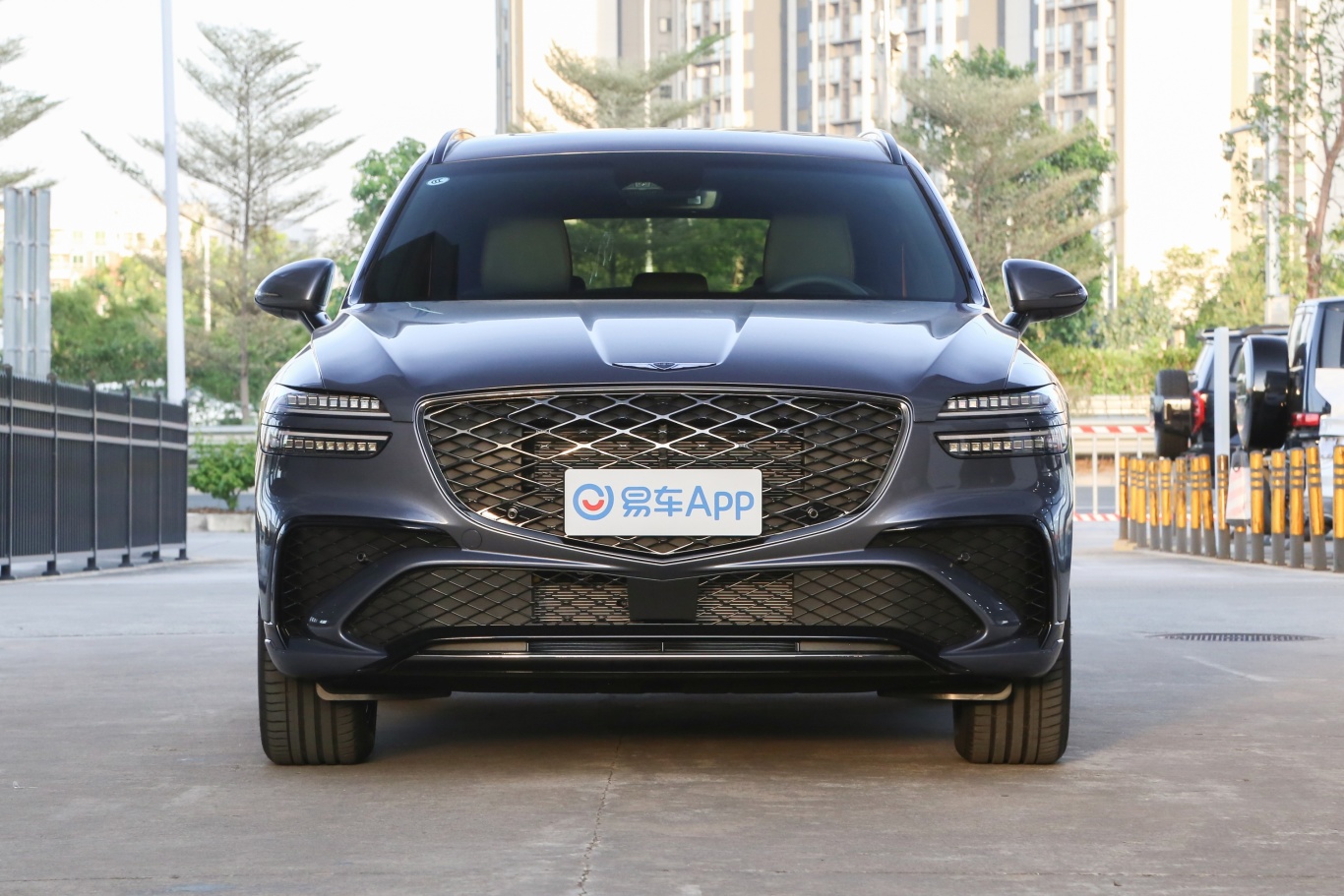 【捷尼赛思GV702.5T 两驱豪华运动套件版正前水平图片-汽车图片大全】-易车