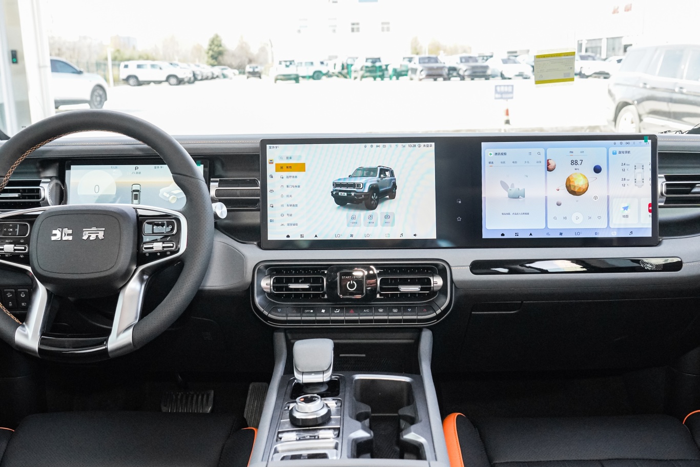 【北京越野BJ40增程152km 进阶版中控台整体图片-汽车图片大全】-易车