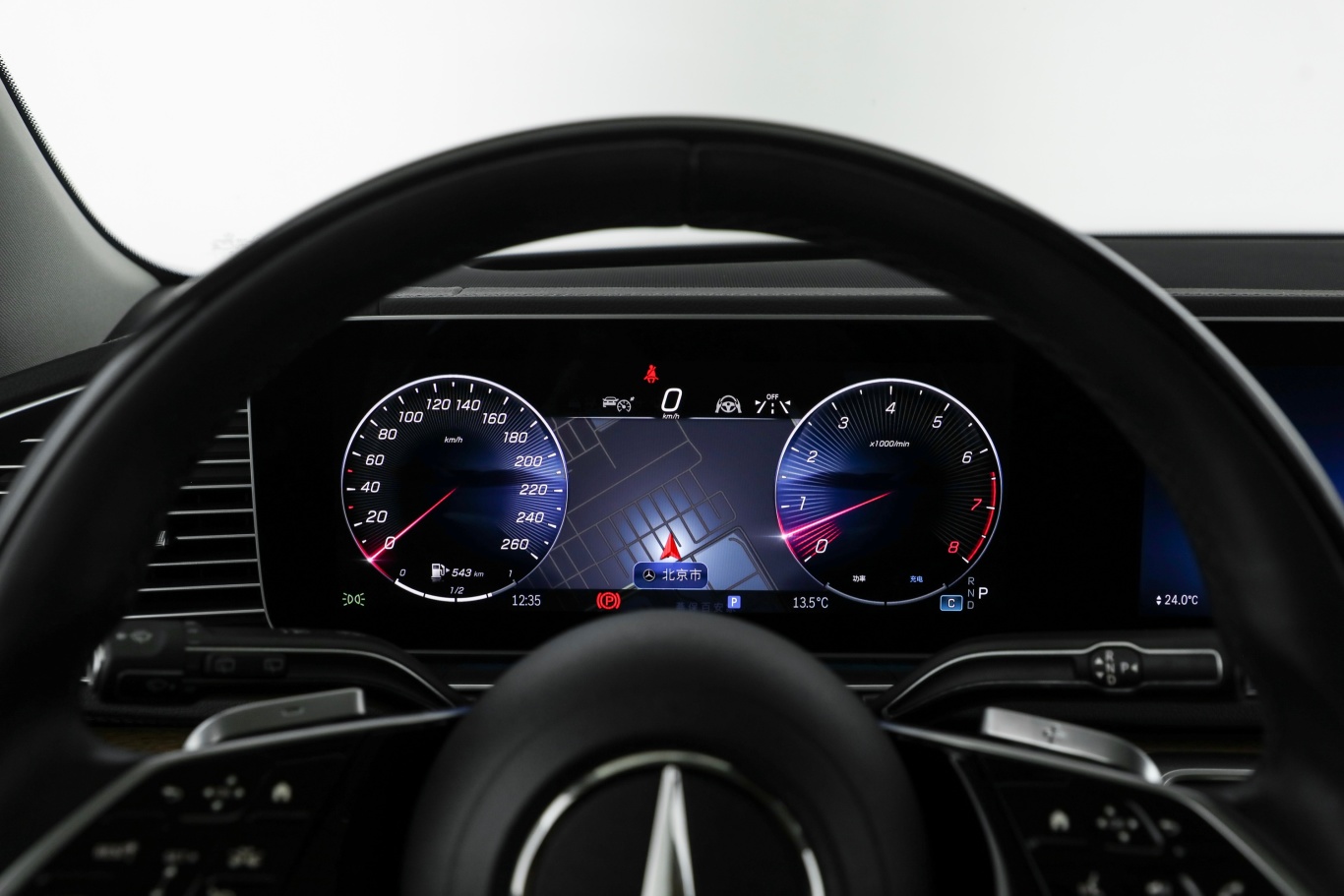 【奔驰GLSGLS 450 4MATIC 豪华型仪表盘图片-汽车图片大全】-易车