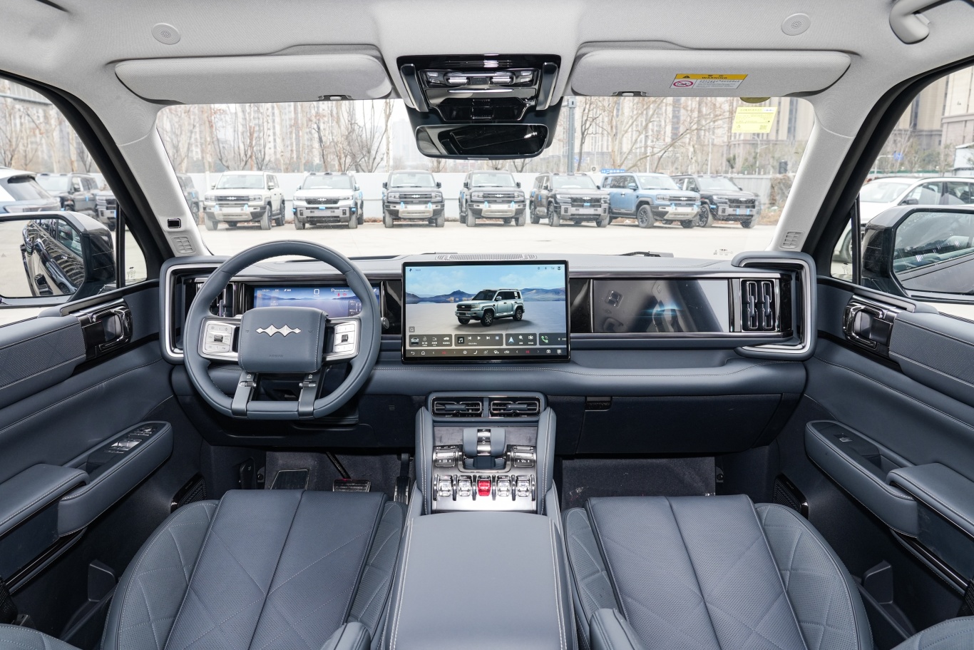 【豹51.5T 125km 天神智驾Ultra版内饰全景正拍图片-汽车图片大全】-易车