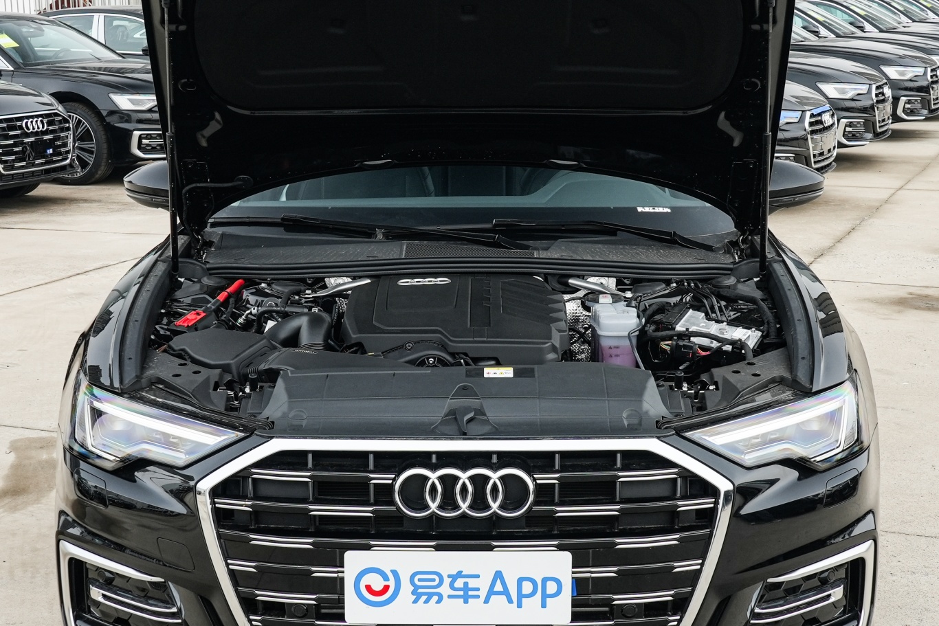 【奥迪A6L45 TFSI 臻选动感型+通风舒享包前舱整体图片-汽车图片大全】-易车
