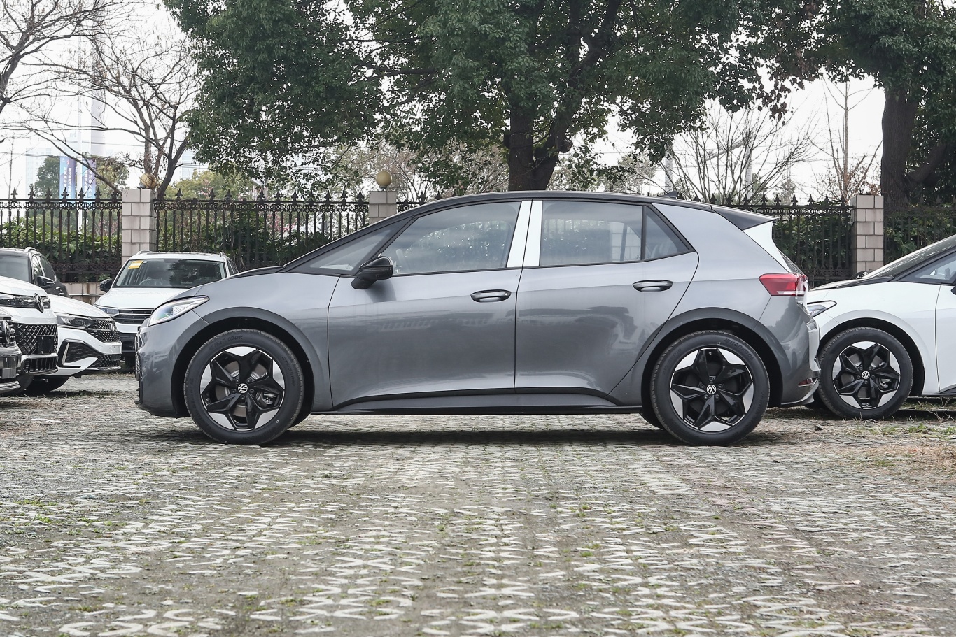 【大众ID.3聪明款 451km 极智版正侧车头向左水平图片-汽车图片大全】-易车