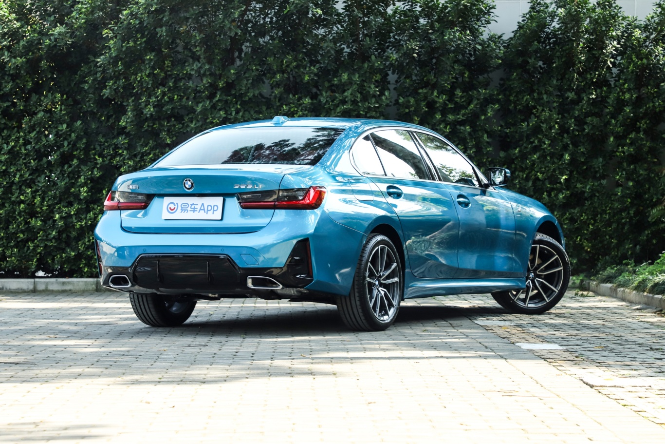 【宝马3系325Li M运动套装侧后45度车头向右水平图片-汽车图片大全】-易车