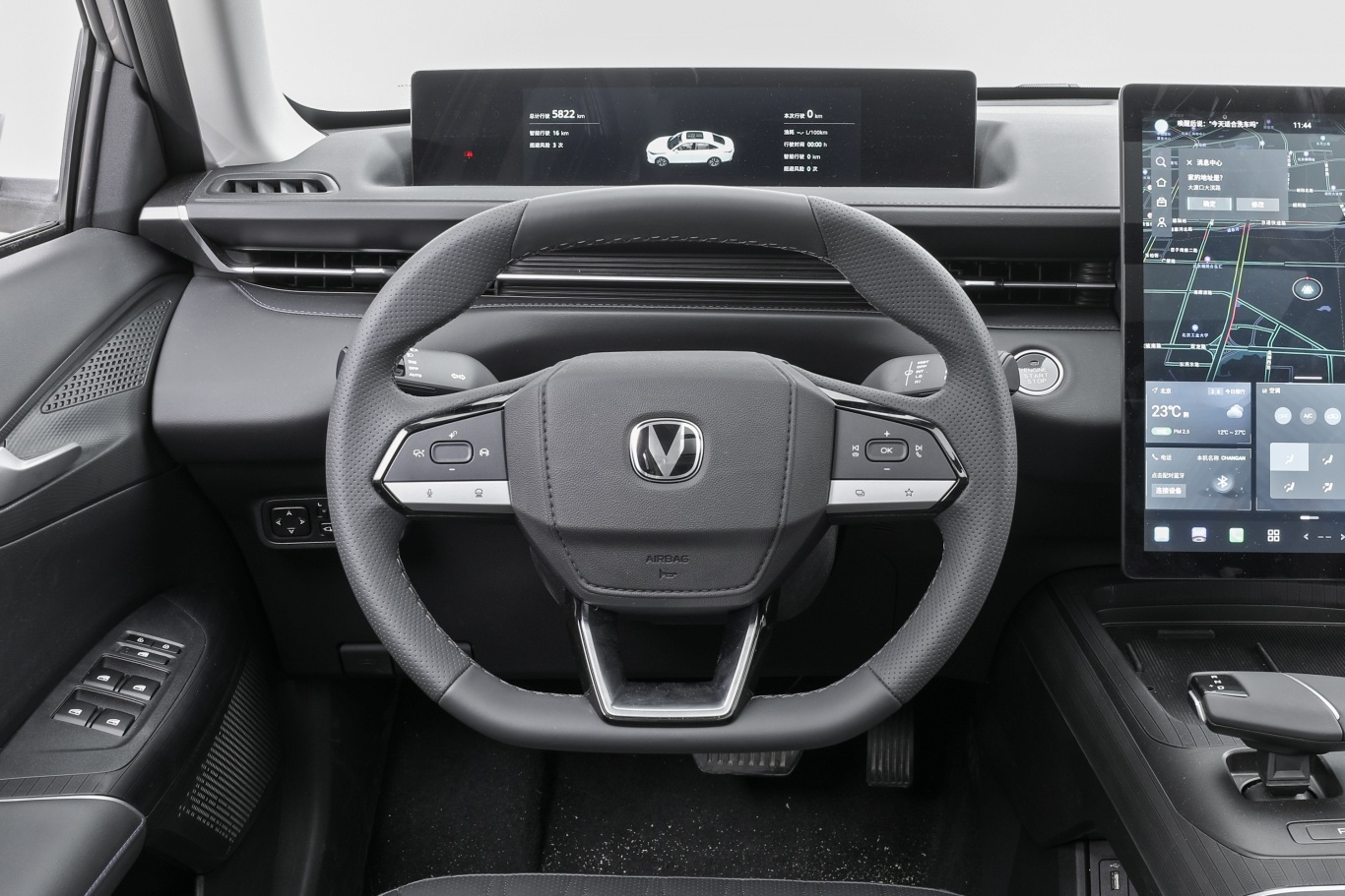 【逸动新蓝鲸 1.5T 双离合500Bar旗舰型方向盘图片-汽车图片大全】-易车