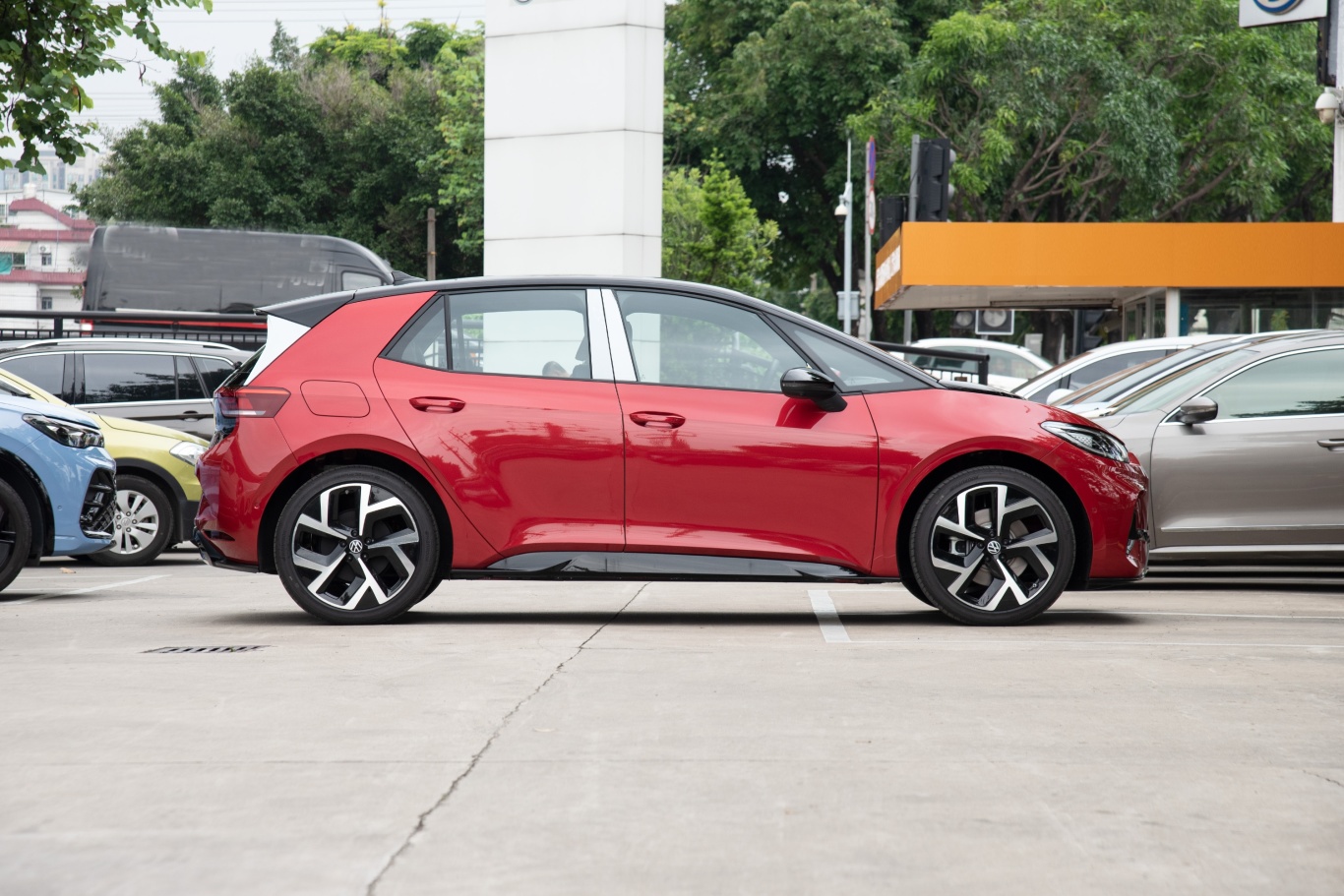 【大众ID.3GTX套件款 451km 极智版正侧车头向右水平图片-汽车图片大全】-易车