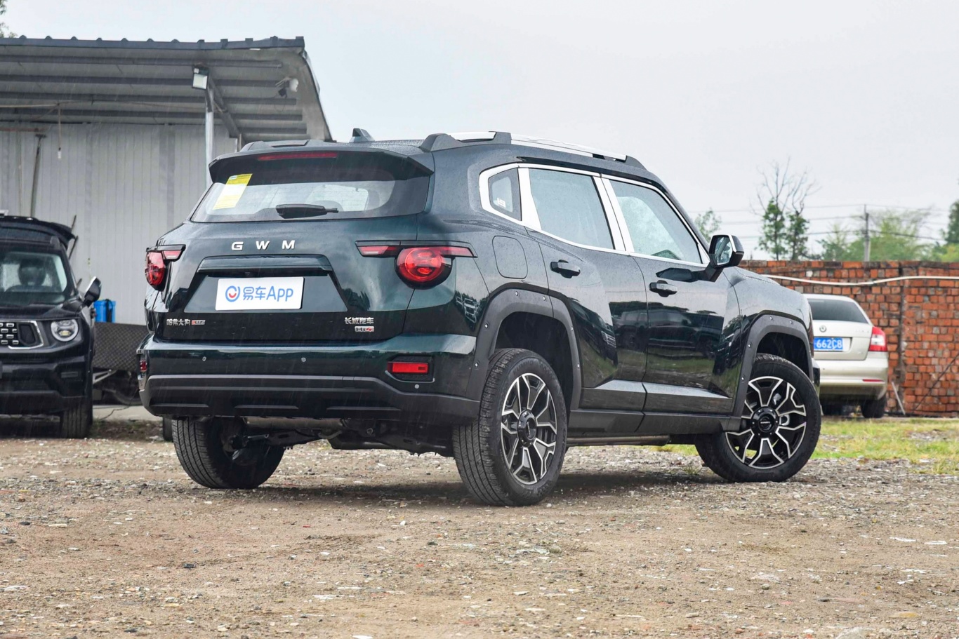 【哈弗大狗PLUS PHEV1.5T Hi4 102km 标准版侧后45度车头向右水平图片-汽车图片大全】-易车